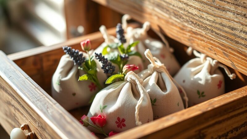 DIY Herbal Sachets for Fresh Closets and Drawers - Aroma Oil Diffusers